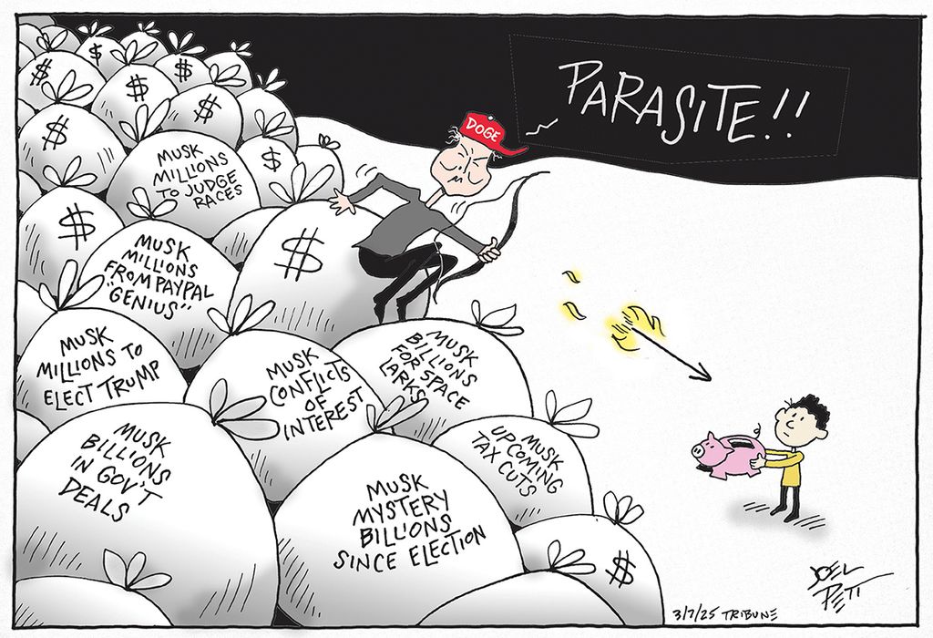 Today's political cartoons - March 10, 2025 | The Week