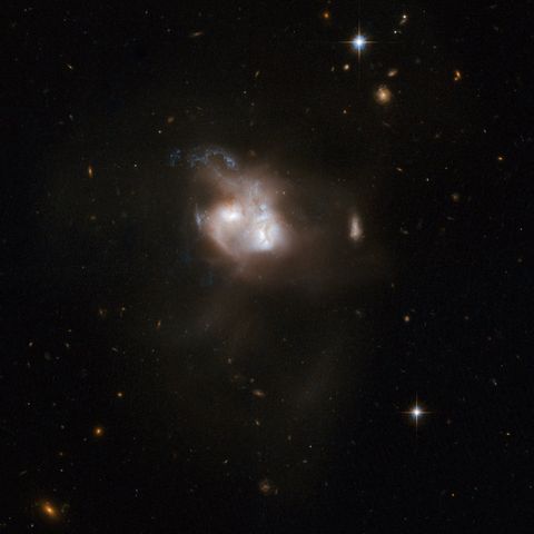 Cosmic Crash: Galaxies Head for Collision in Stunning Hubble Image | Space