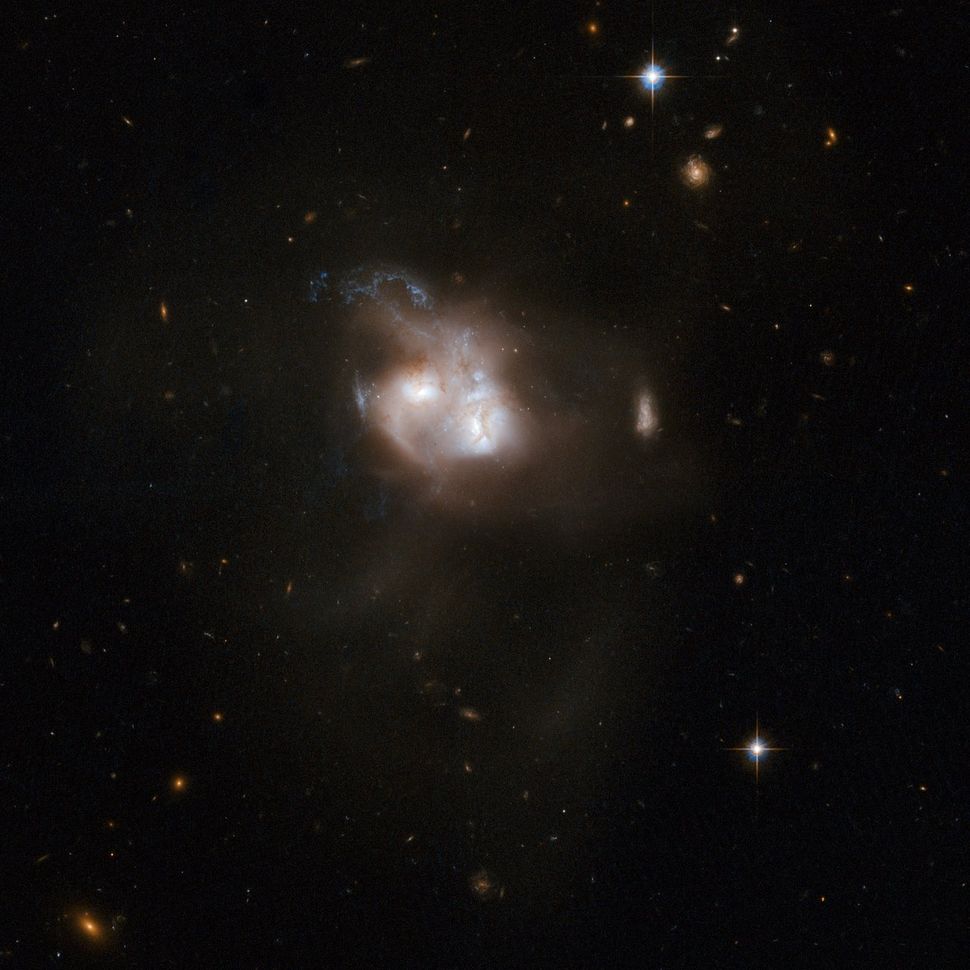 Cosmic Crash: Galaxies Head for Collision in Stunning Hubble Image | Space