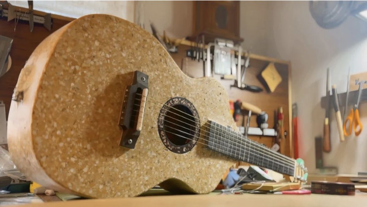 This acoustic guitar made of concrete brings a new meaning to 'heavy ...