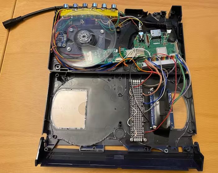 This Raspberry Pi composite video player fits inside an old school VHS ...