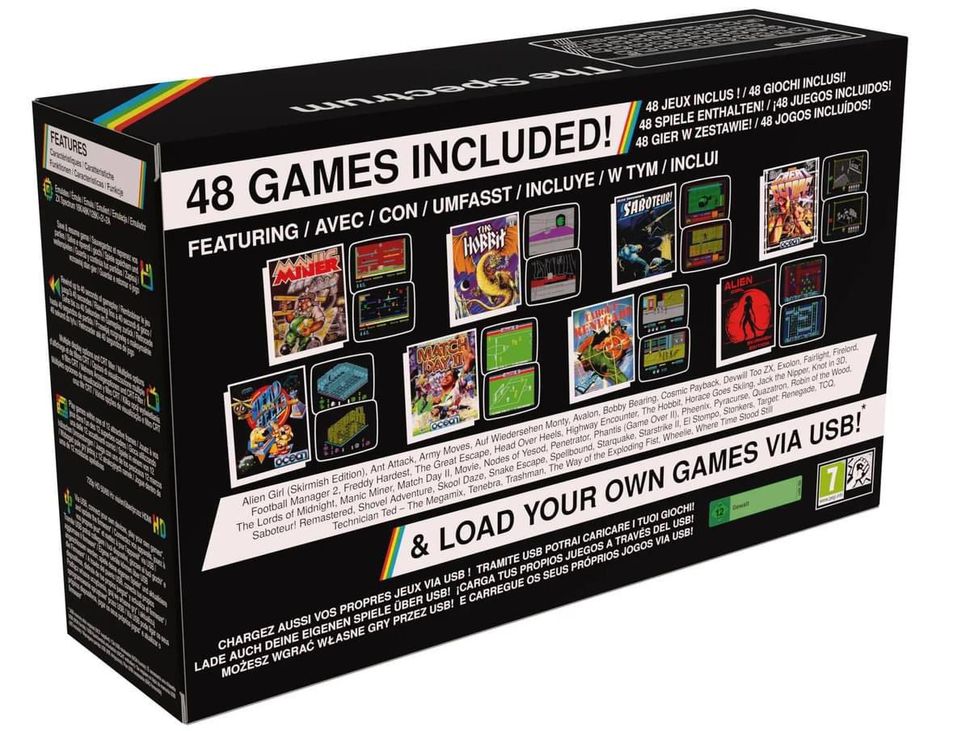 The Spectrum full-size retro computer leaks — $99 device with 48 games ...