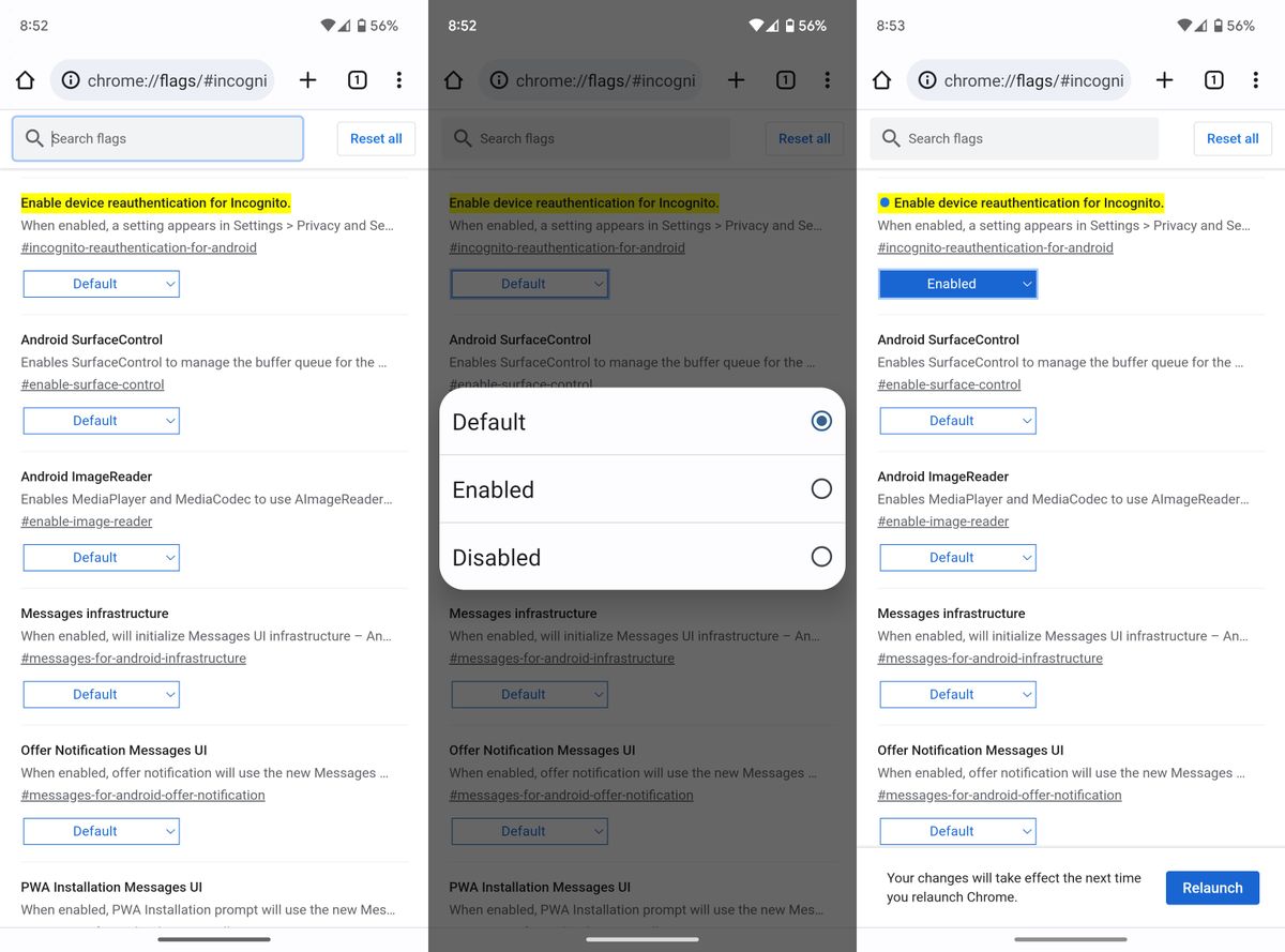 How to secure your Chrome incognito tabs behind a fingerprint | Android ...