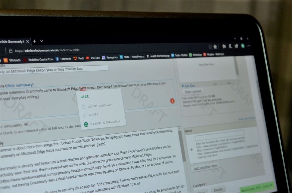 Grammarly for Microsoft Edge fixes all your grammar errors | Windows ...