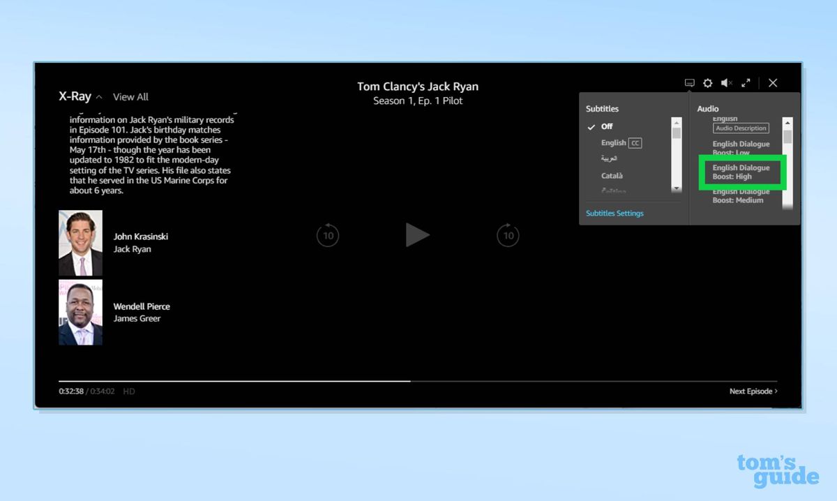 How to enable Dialogue Boost in Amazon Prime Video | Tom's Guide
