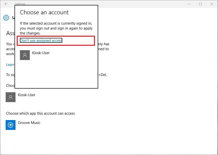 How to set up Assigned access on Windows 10 to restrict users to a ...