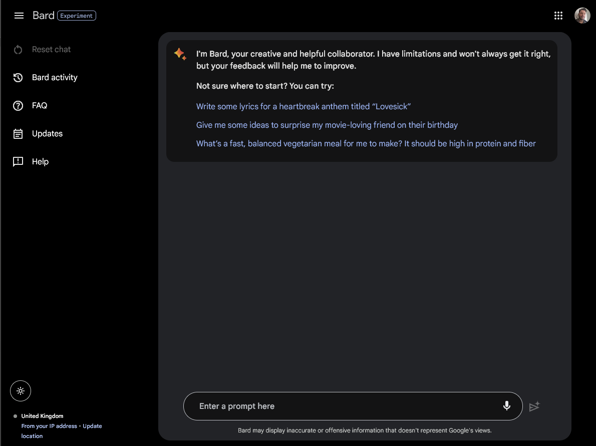 Google Bard can create spreadsheets for you — here's how | Laptop Mag