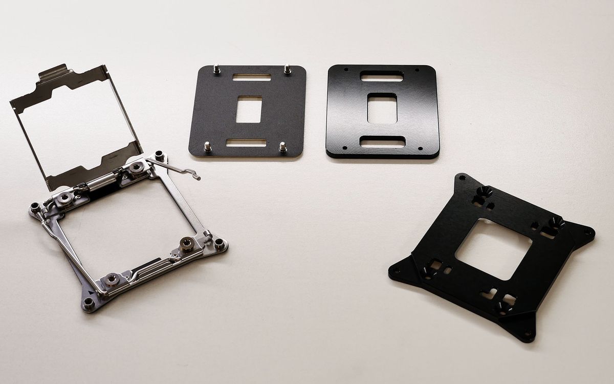 Installing The Direct Die Frame - Overclocking Intel's Core i9-7900X ...