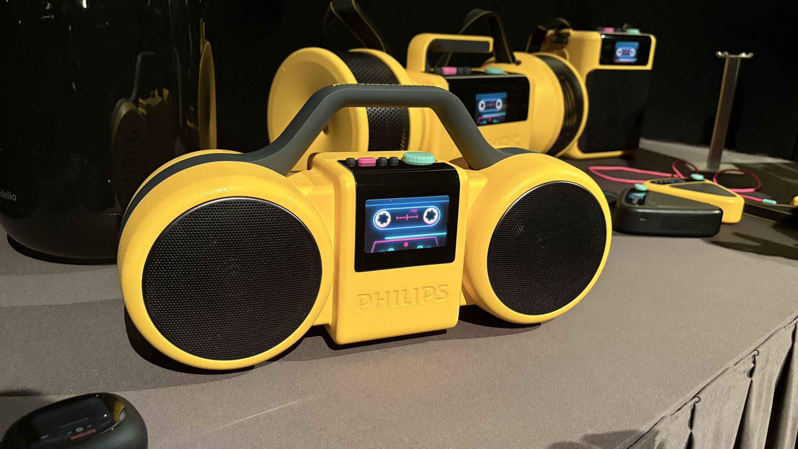 This outrageously ’80s “Moving Sound” portable audio range is making a ...