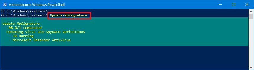 How to manage Microsoft Defender Antivirus with PowerShell on Windows ...
