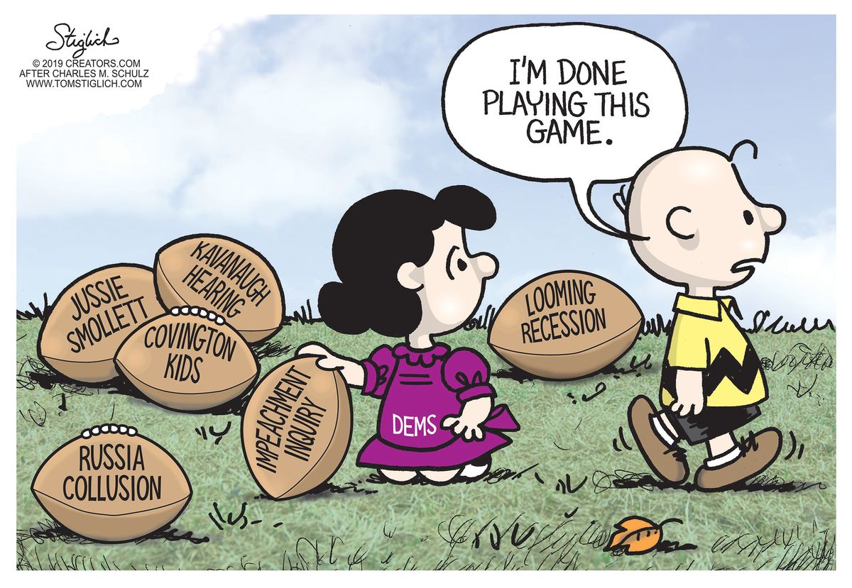 Political Cartoon U.S. Charlie Brown Down With Hoaxes | The Week