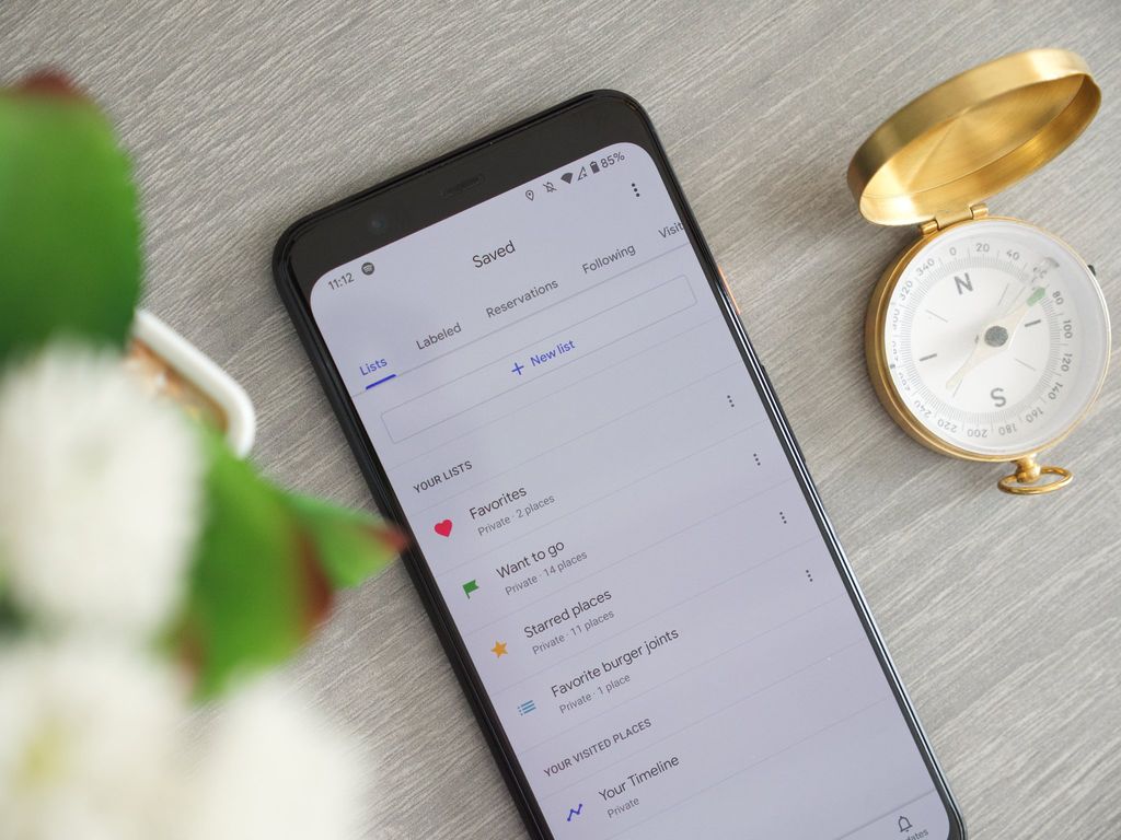 How to organize Google Maps by using its Saved Lists feature | Android ...