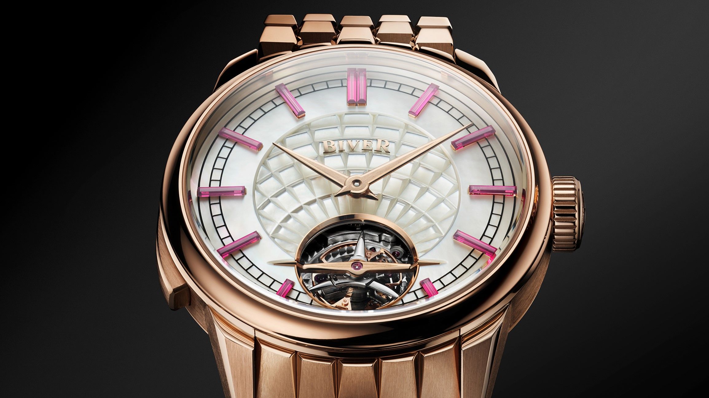 New Biver Carillon Tourbillon Desert Rose is a stunning example of ...