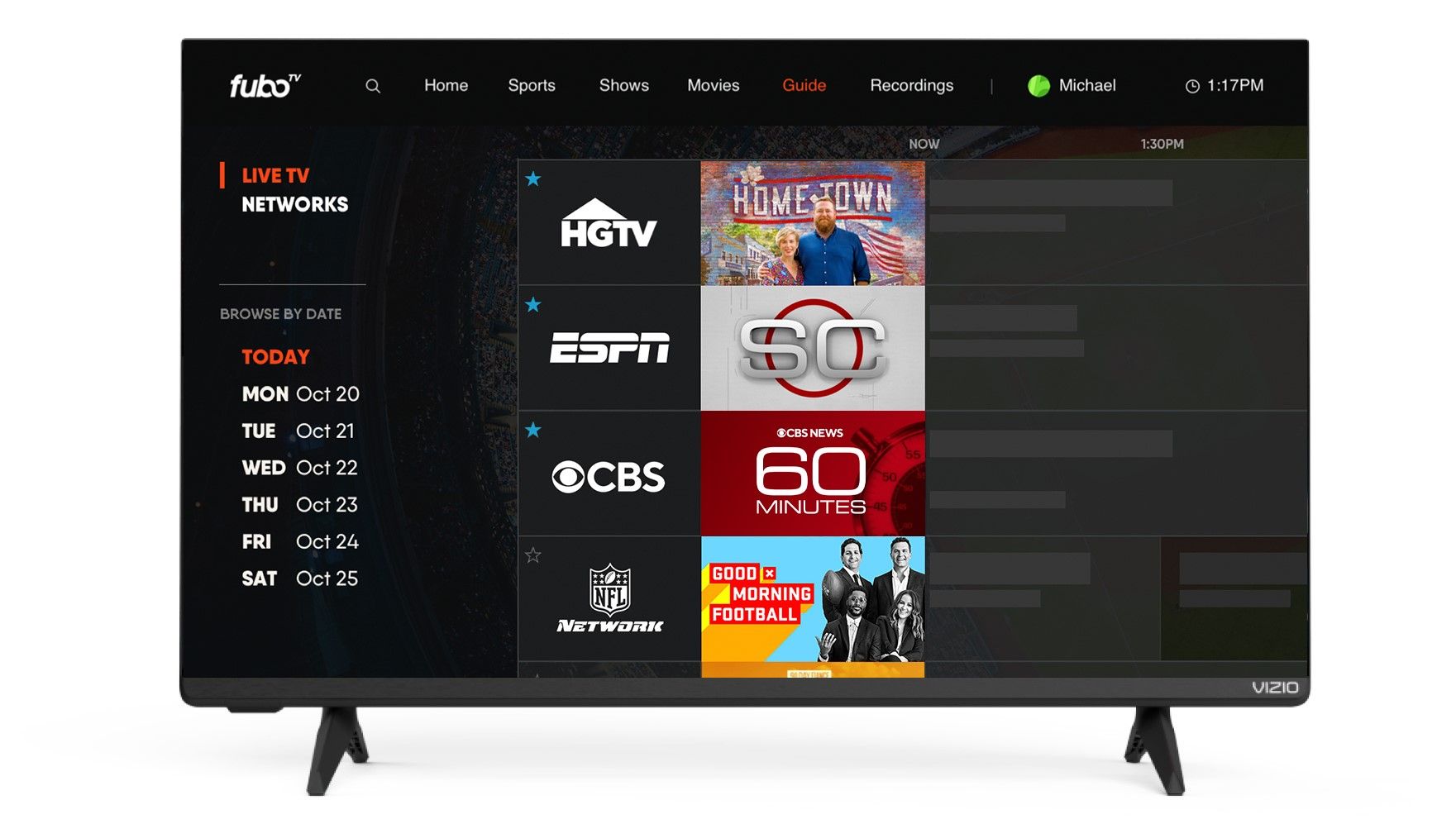 Vizio Makes fuboTV Available Via App on SmartCast Platform | Next TV ...