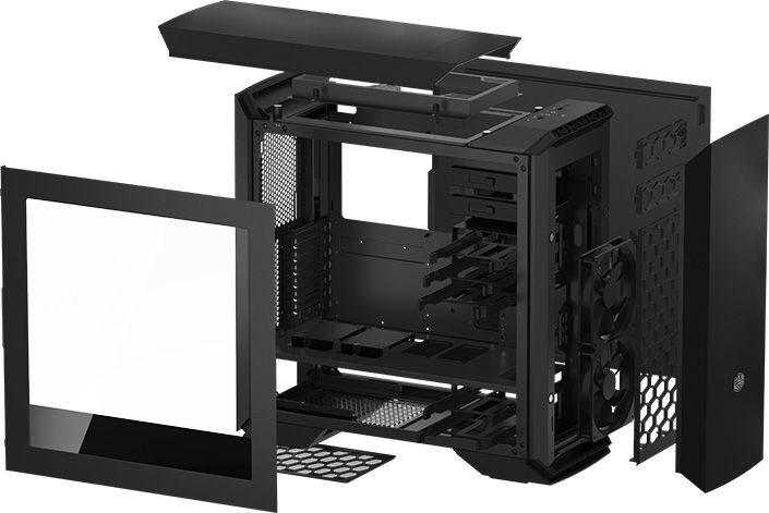 Cooler Master's MasterPro 6 brings a touch of elegance to its modular ...