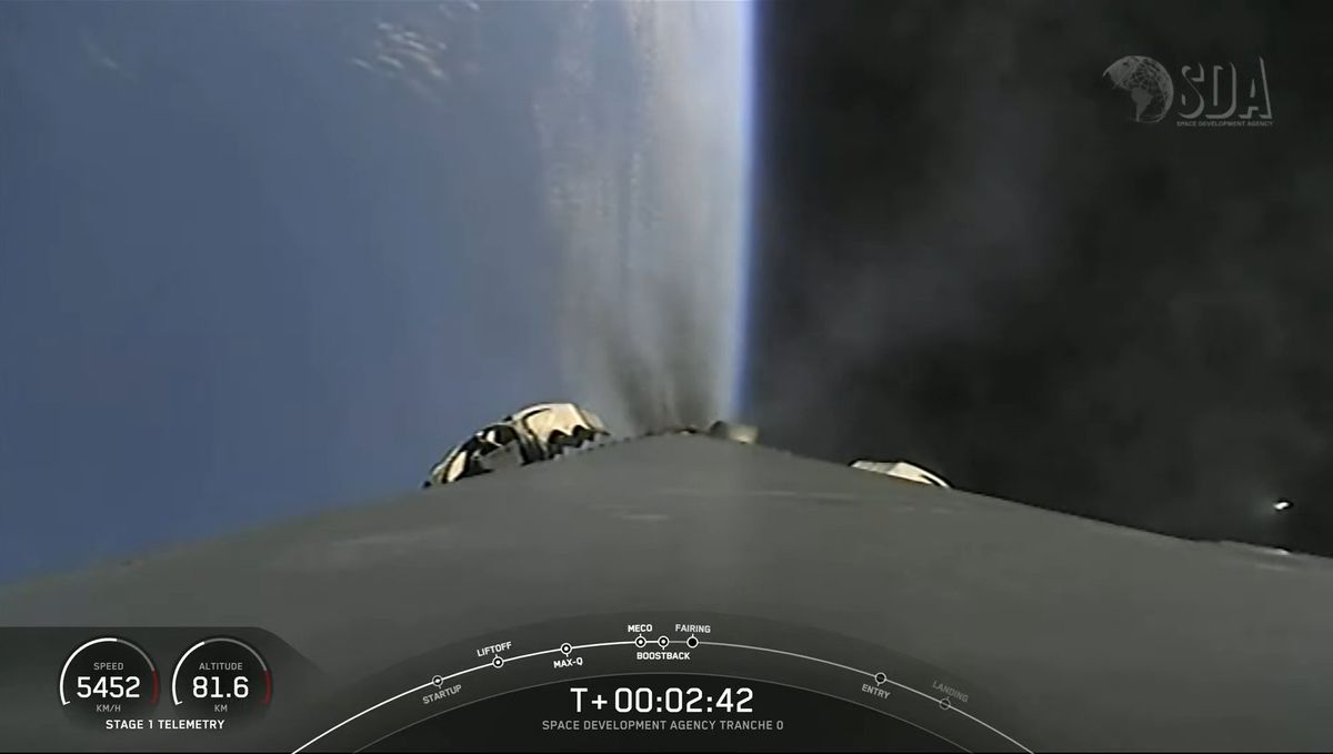 SpaceX launches Space Force Tranche 0 satellites after delay, lands ...