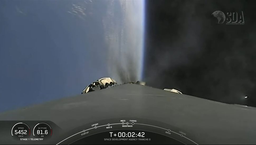 SpaceX launches Space Force Tranche 0 satellites after delay, lands ...