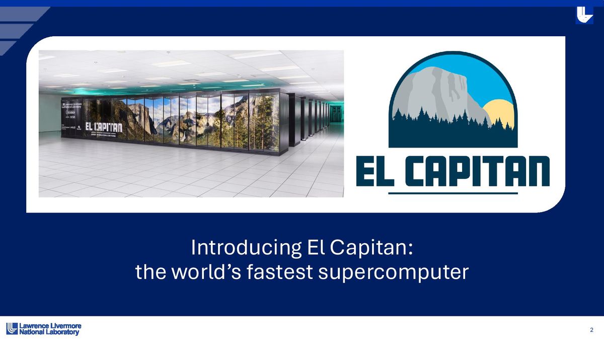 AMD-powered El Capitan is now the world's fastest supercomputer with 1. ...