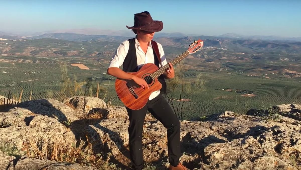 This fingerstyle version of Iron Maiden’s Run to the Hills is a nylon ...