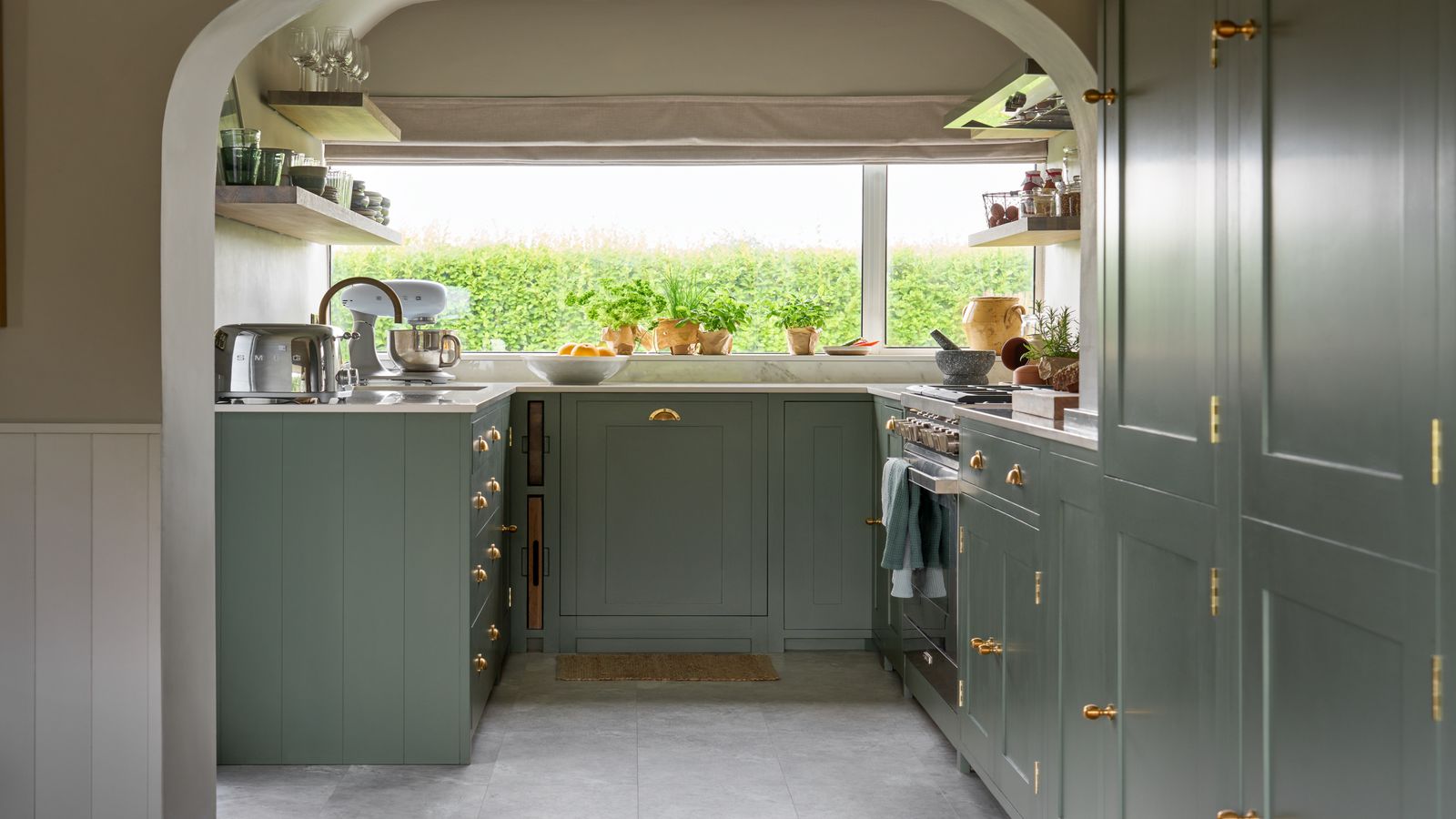 TV chef Donal Skehan's green kitchen is packed with design gems | Ideal ...