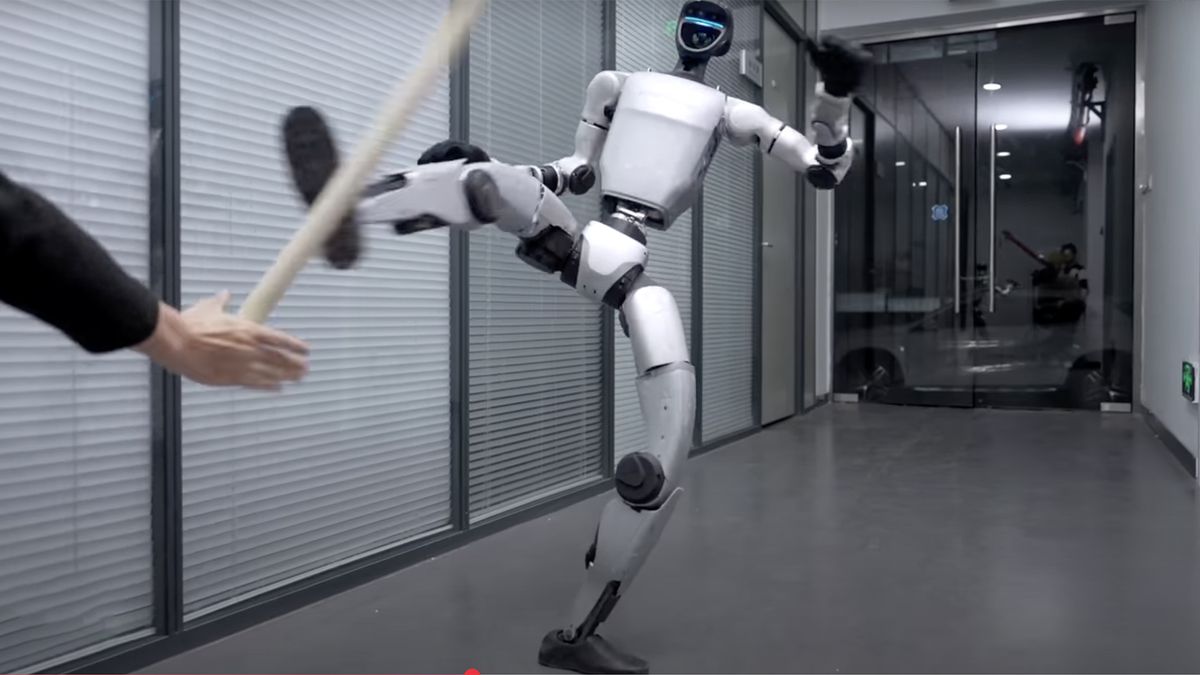 This hardcore kung fu robot looks like CGI but scarily isn't | T3