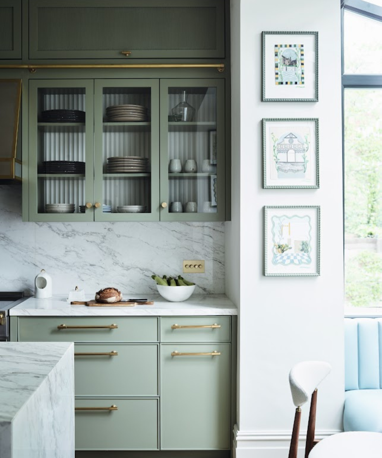 Designers love Miranda Lambert's daring mint cabinets | Homes and Gardens