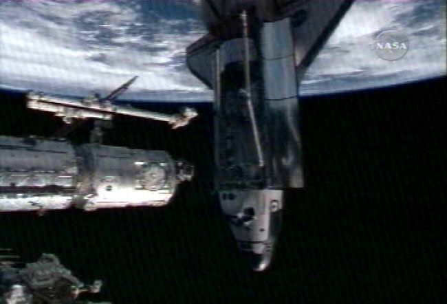 Shuttle Endeavour Docks at Space Station | Space