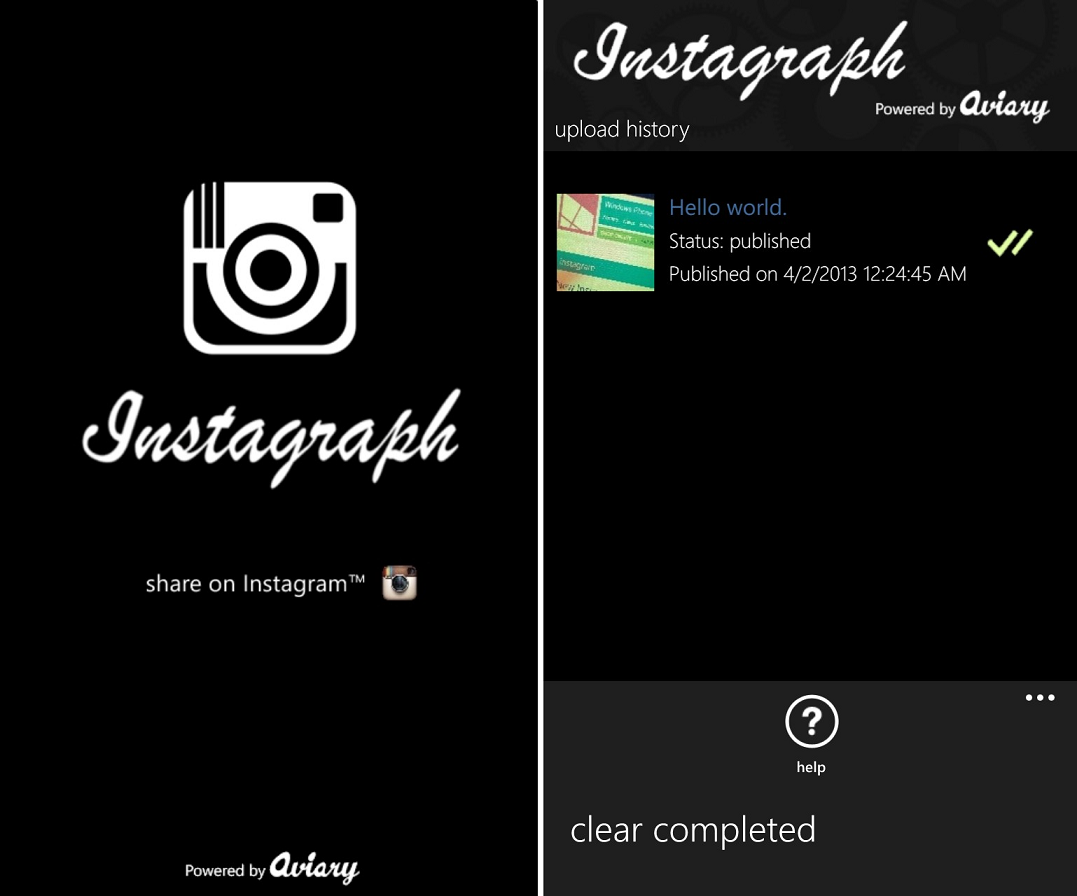 Instagraph: Unofficial Instagram app destined for Windows Phone 8 and ...