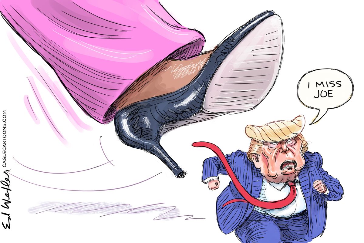 5 scorching hot cartoons about Kamala Harris taking up the torch | The Week