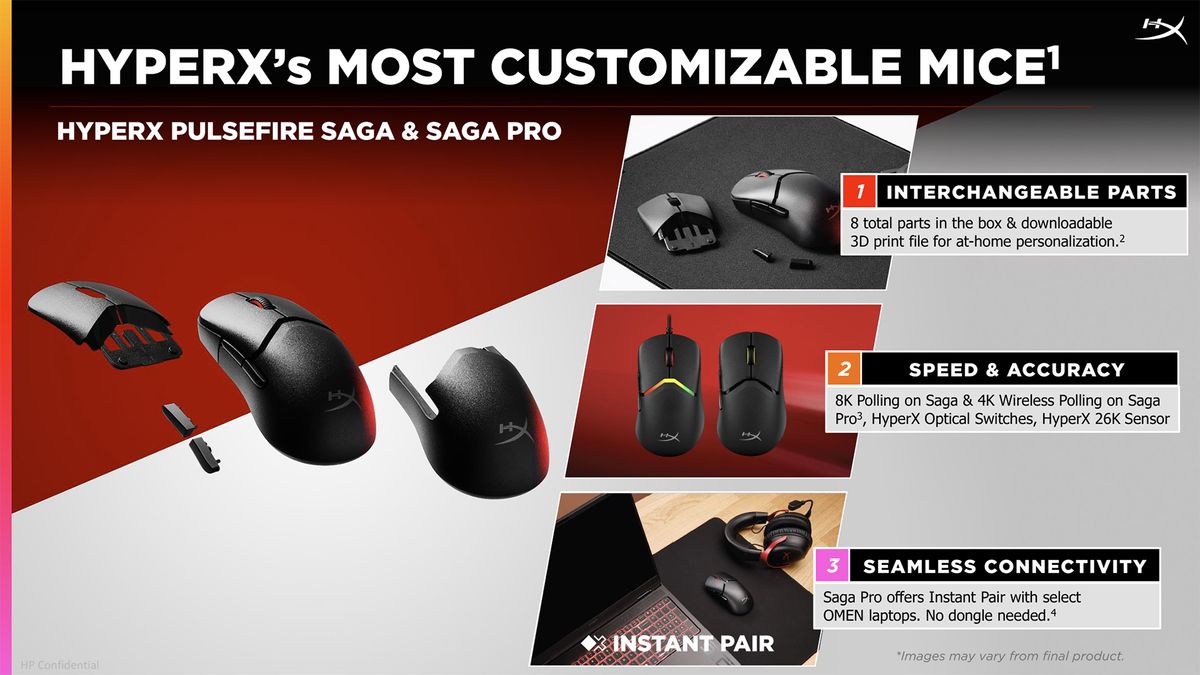 HyperX encourages 3D-printed shells for its new wireless mouse ...