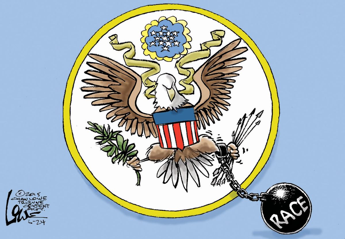 Editorial cartoon U.S. Race | The Week