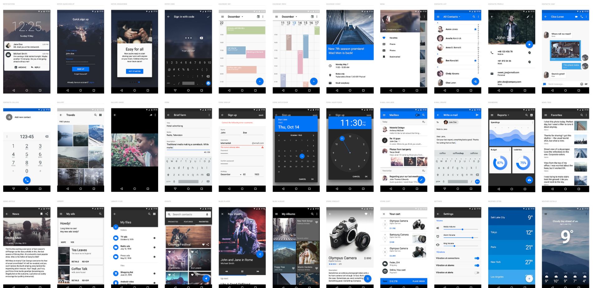 UXPin releases free Material Design UI library | Creative Bloq