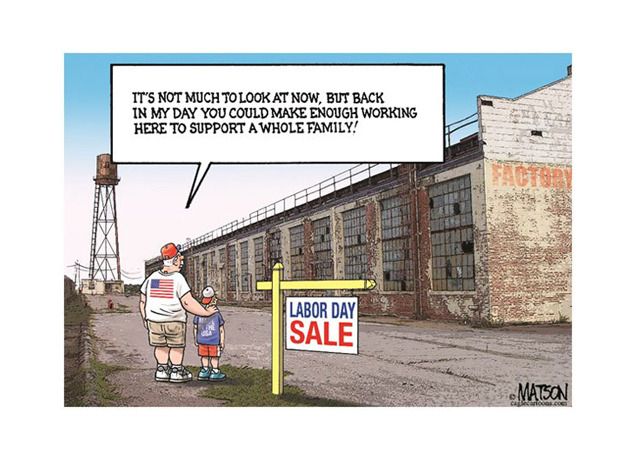 Editorial cartoon Labor Day work | The Week