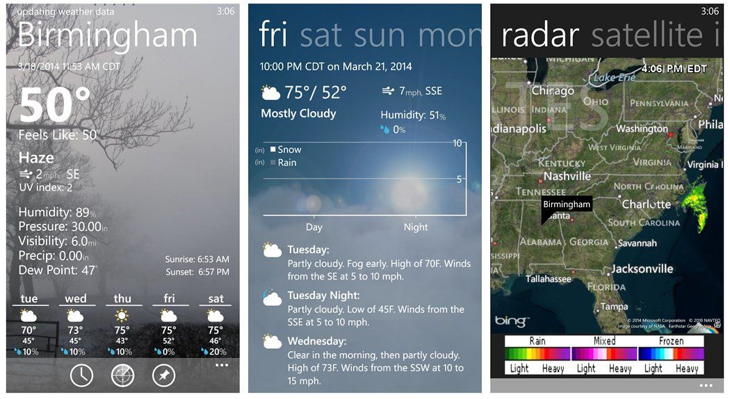 Top Windows Phone weather apps for severe weather season | Windows Central