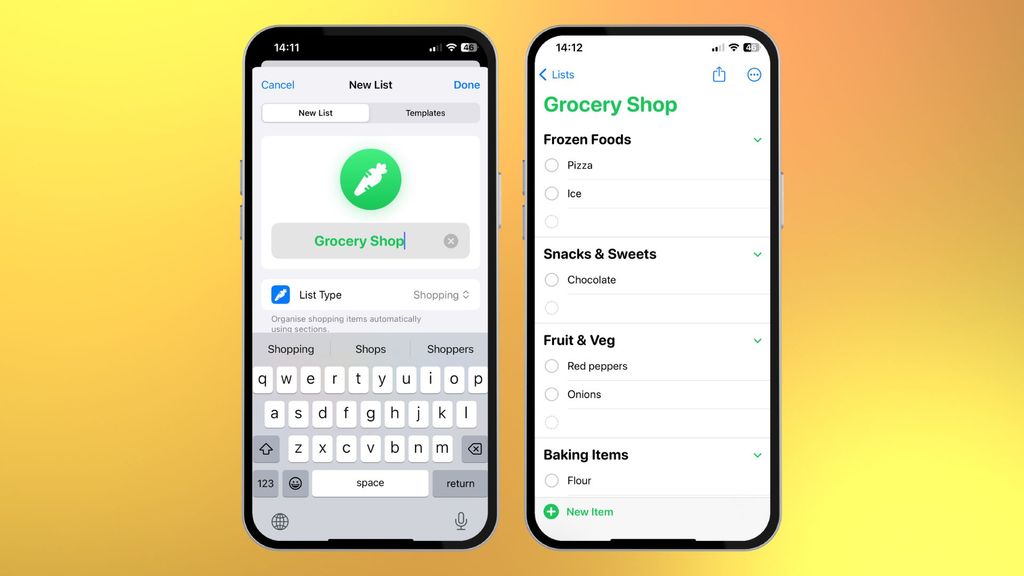 How to create a grocery list in Reminders on iOS 17 | iMore