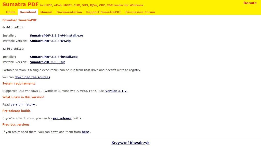 Sumatra PDF review | TechRadar