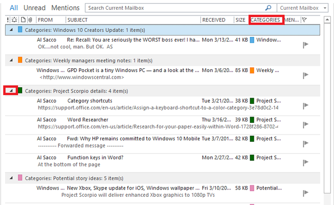 How to use Outlook Categories to manage mountains of mail | Windows Central