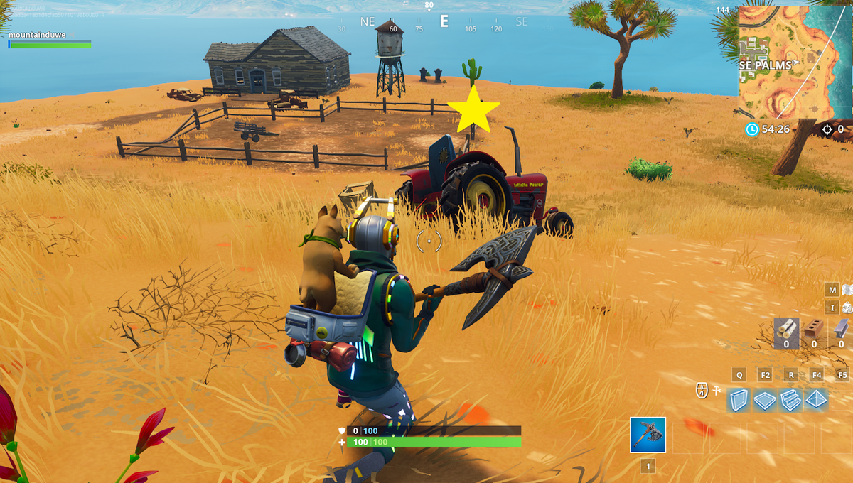 Fortnite: Hunting Party hidden Battle Star location for week one | PC Gamer
