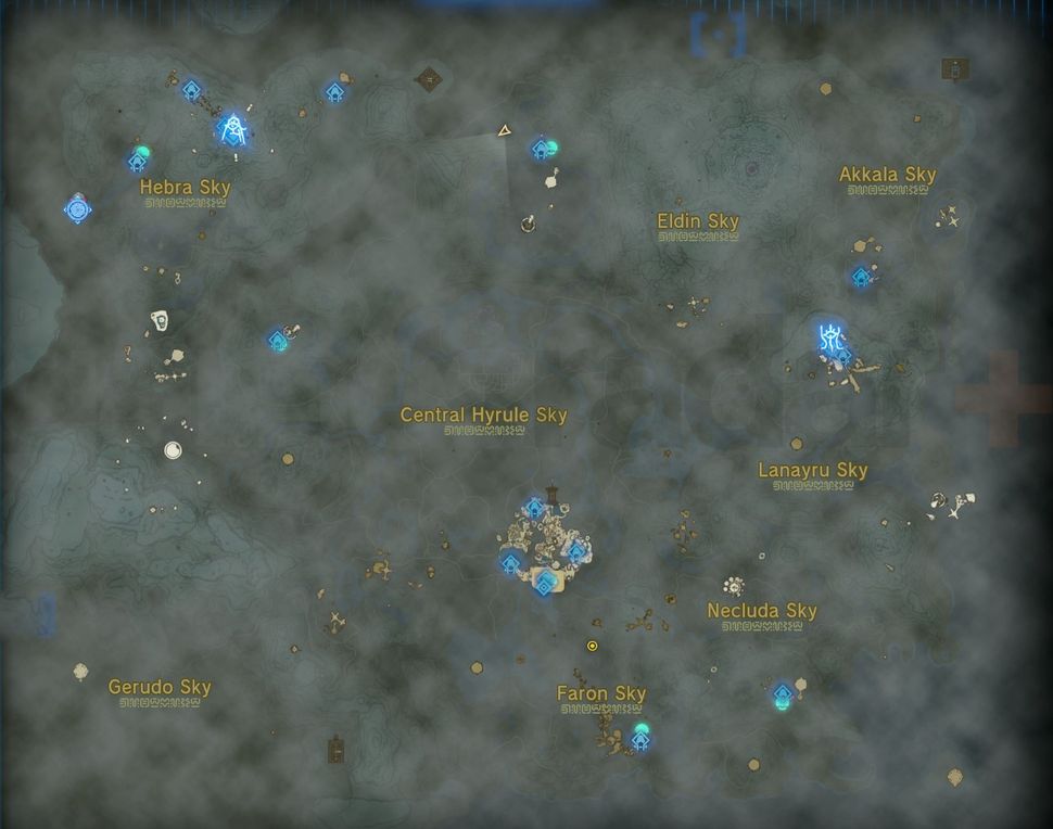 Every Zelda Tears of the Kingdom map revealed | GamesRadar+