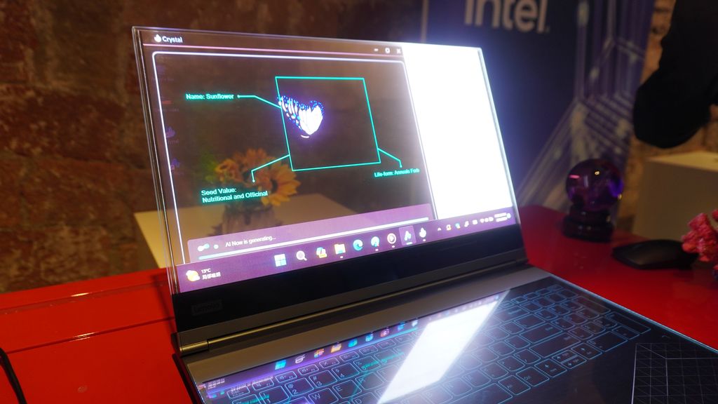 Lenovo ThinkBook Transparent Display Laptop concept hands-on review ...