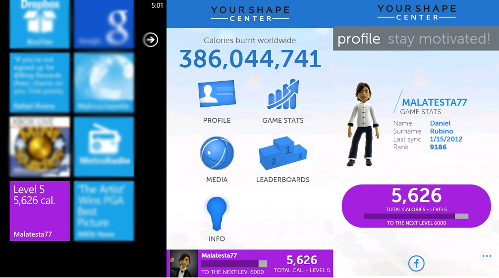 Official Your Shape app gets a major makeover for Windows Phone ...