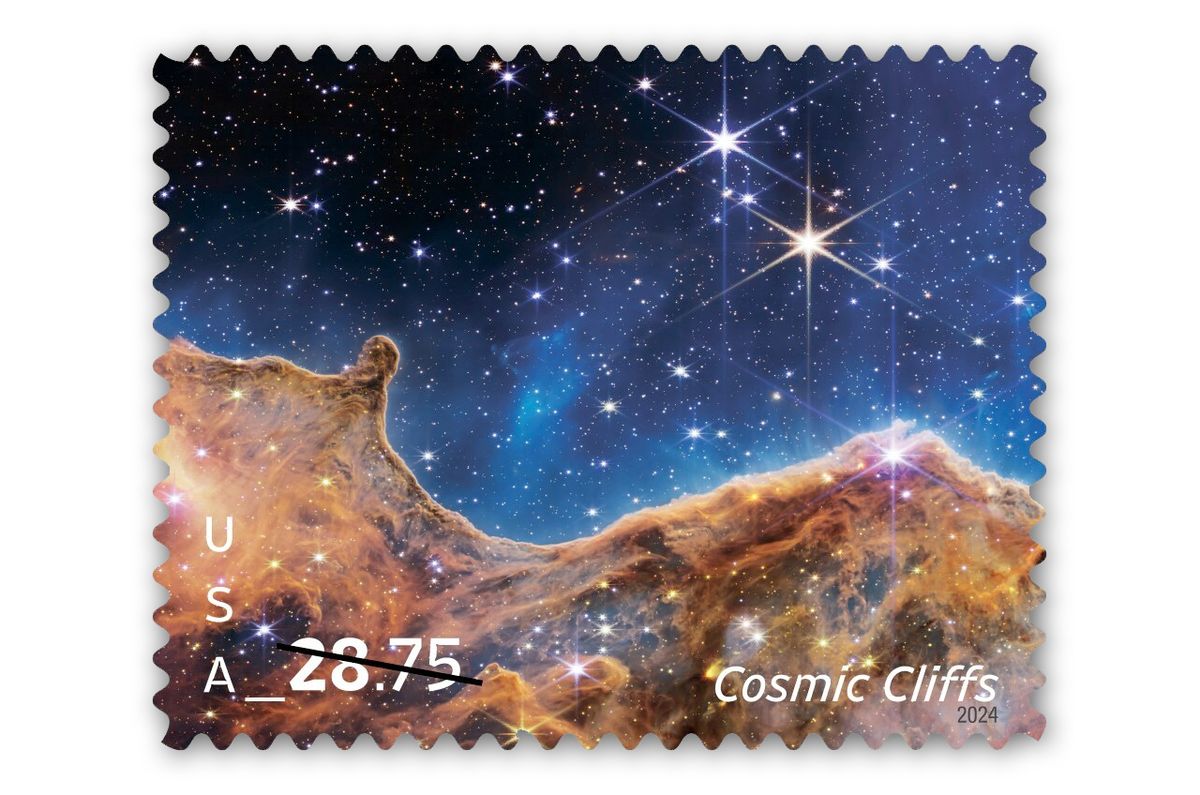 Webb Space Telescope images to feature on US Priority Mail stamps in ...
