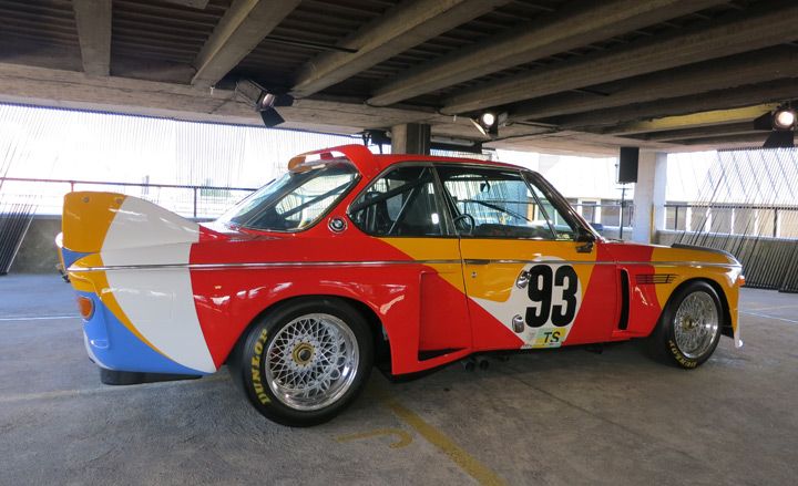 The BMW Art Car collection parks up in London;s Shoreditch | Wallpaper