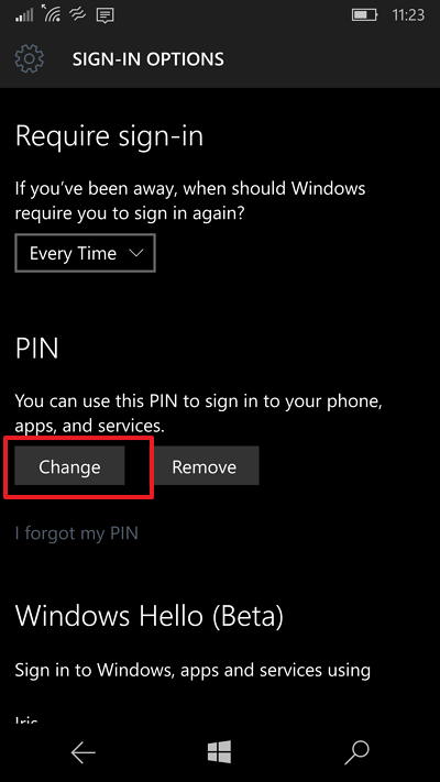 How to enable 6-digit PIN to lock your Windows 10 Mobile phone remotely ...