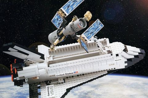 Lego designer reveals hidden details in new Space Shuttle Discovery set ...