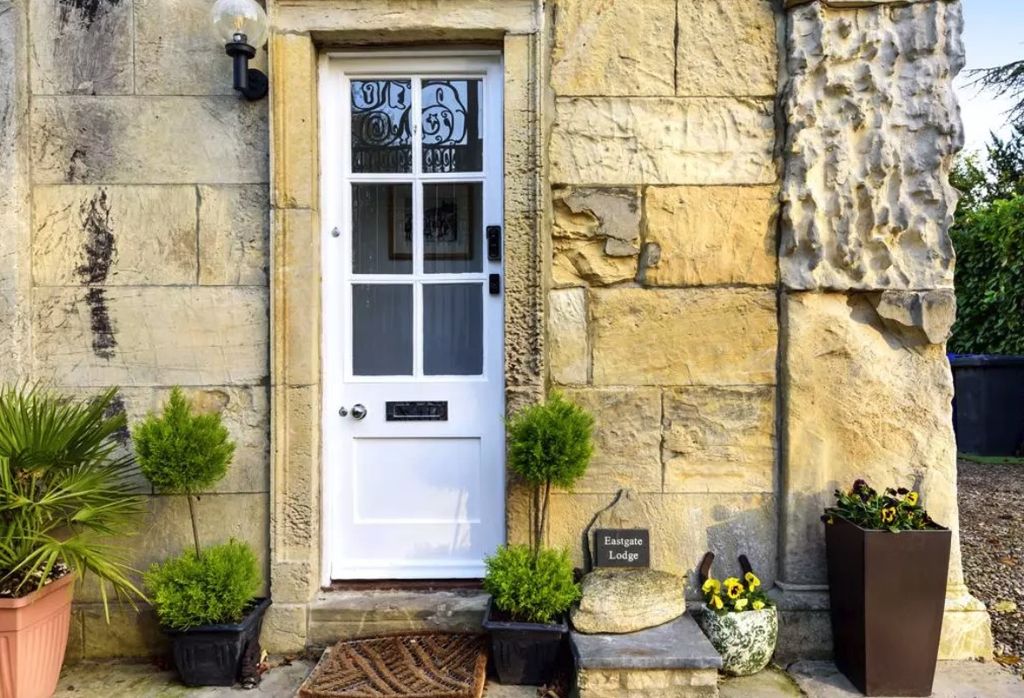 A tiny one-bed Georgian gatehouse with underground living quarters and ...