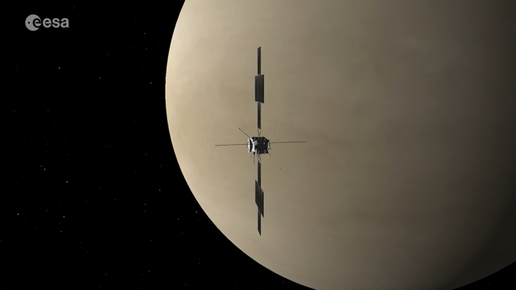 ESA's JUICE spacecraft flies by Venus on its way to Jupiter's icy moons | Space