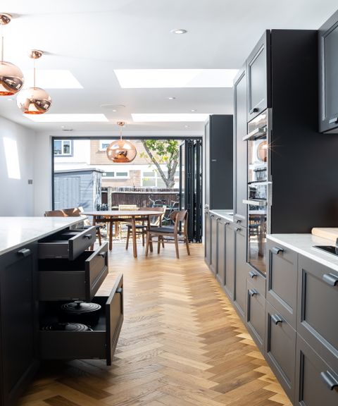 Narrow Kitchen Ideas: 10 Ways to Maximise Space and Storage | Homebuilding