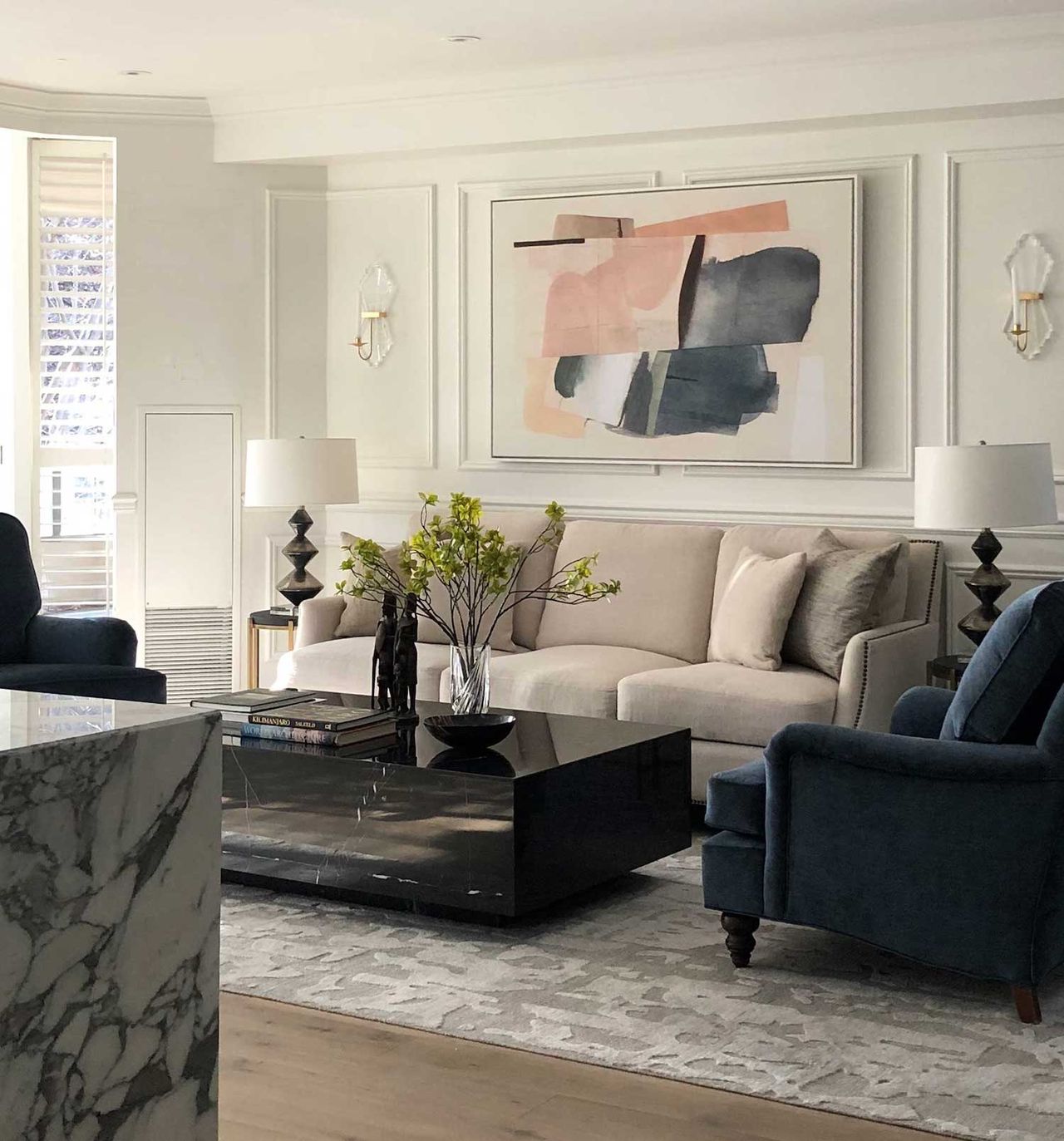 Symmetrical living rooms could be 2023's big decor trend | Livingetc