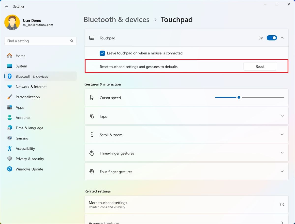 How to customize Touchpad settings on Windows 11 | Windows Central